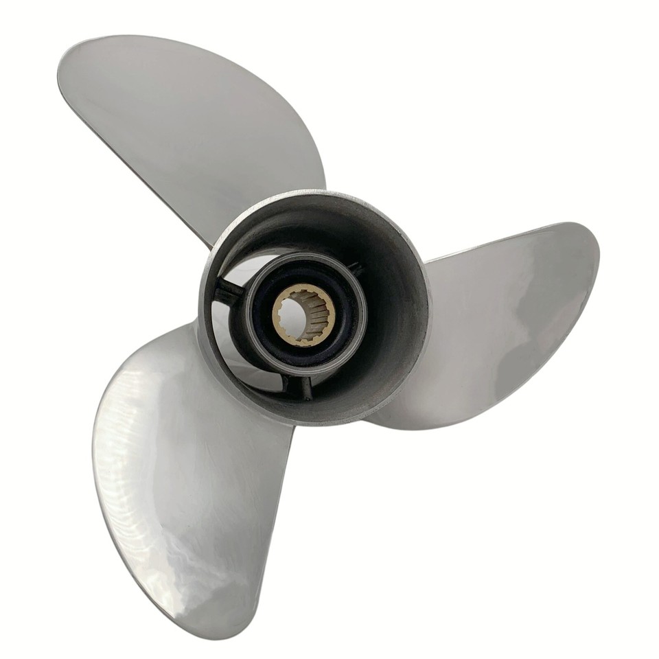 Propeller 13 1/2x15 for SUZUKI Outboard Stainless Steel Prop 13 Tooth ...