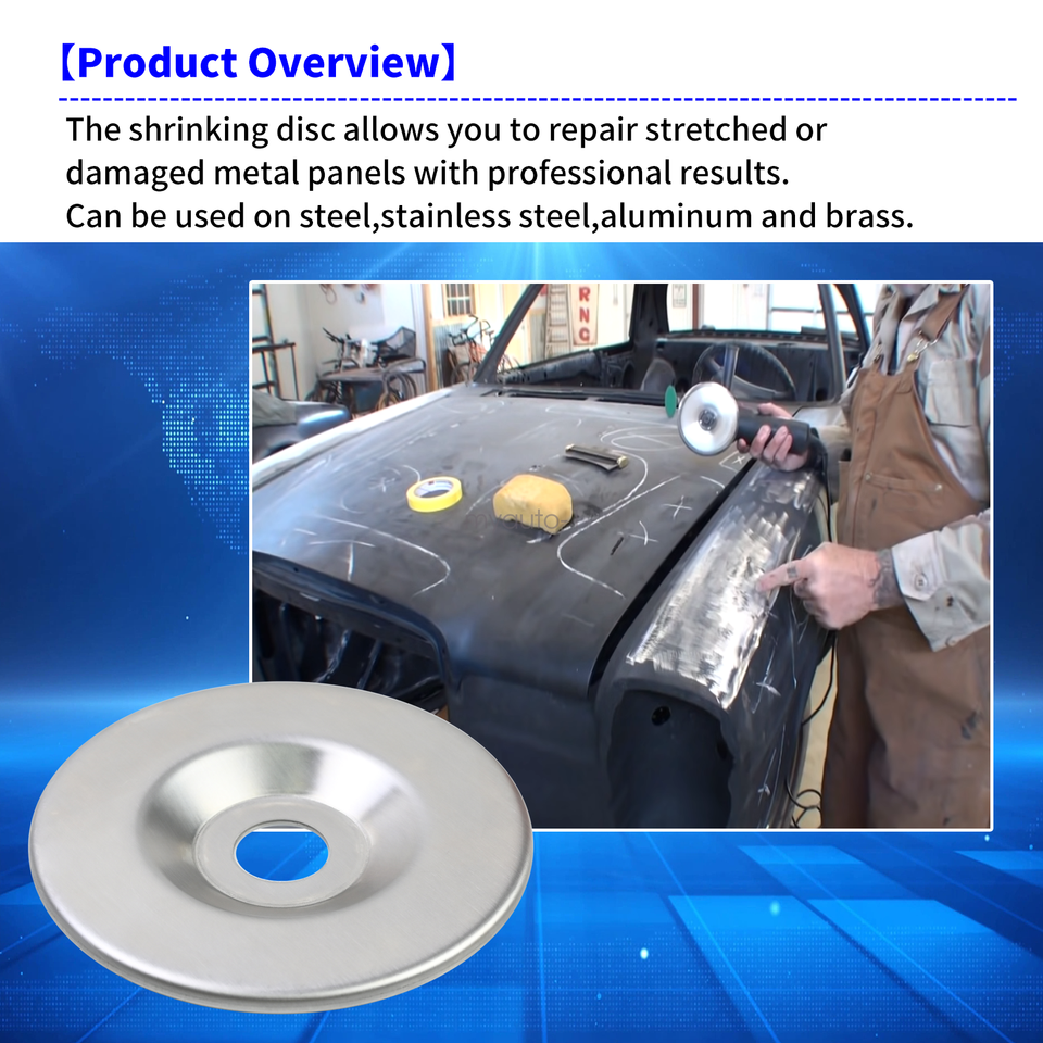 Shrinking Disc 4.5Inch – Sheet Metal Fabrication Tool – Auto Body Panel ...