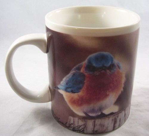 Coffee Cup Mug The Mad Bluebird Blue Bird 1979 Michael L Smith Eklunds ...