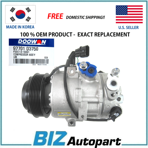 GENUINE A/C COMPRESSOR W/ CLUTCH FOR 2019-2021 HYUNDAI TUCSON 2.0L ...