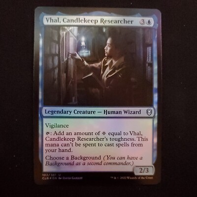 MTG Vhal, Candlekeep Researcher Commander Legends: Battle 102/361 Foil ...