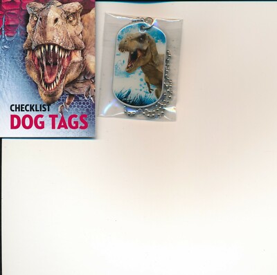 2015 JURASSIC WORLD DOG TAG REGULAR TAG #20 | eBay