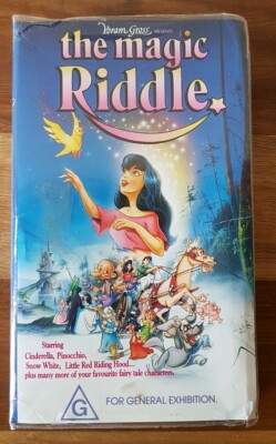 Vintage Collectable The Magic Riddle VHS Yoram Gross Clamshell Animated ...