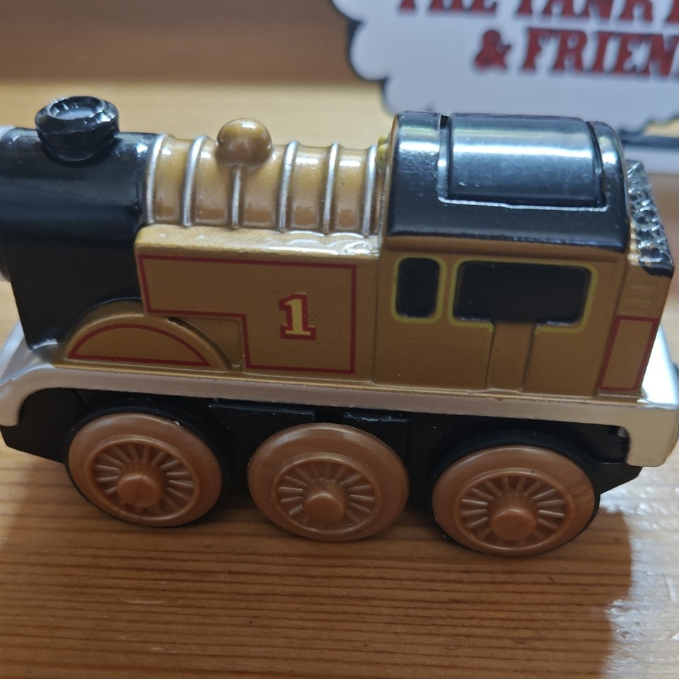Very Rare Gold Thomas Wooden Railway Battery Powered Thomas Train ...