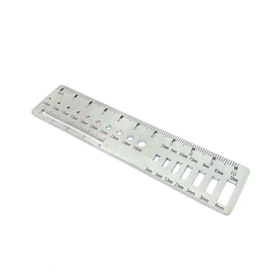 Drill Bit Tool 10cm Scale Clinical Measurement Multi-size Compatibility ...