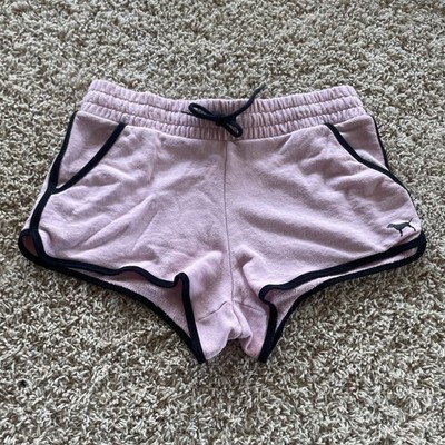 Women’s Victoria Secret Pink Shorts Elastic Waist Drawstring Size Large ...