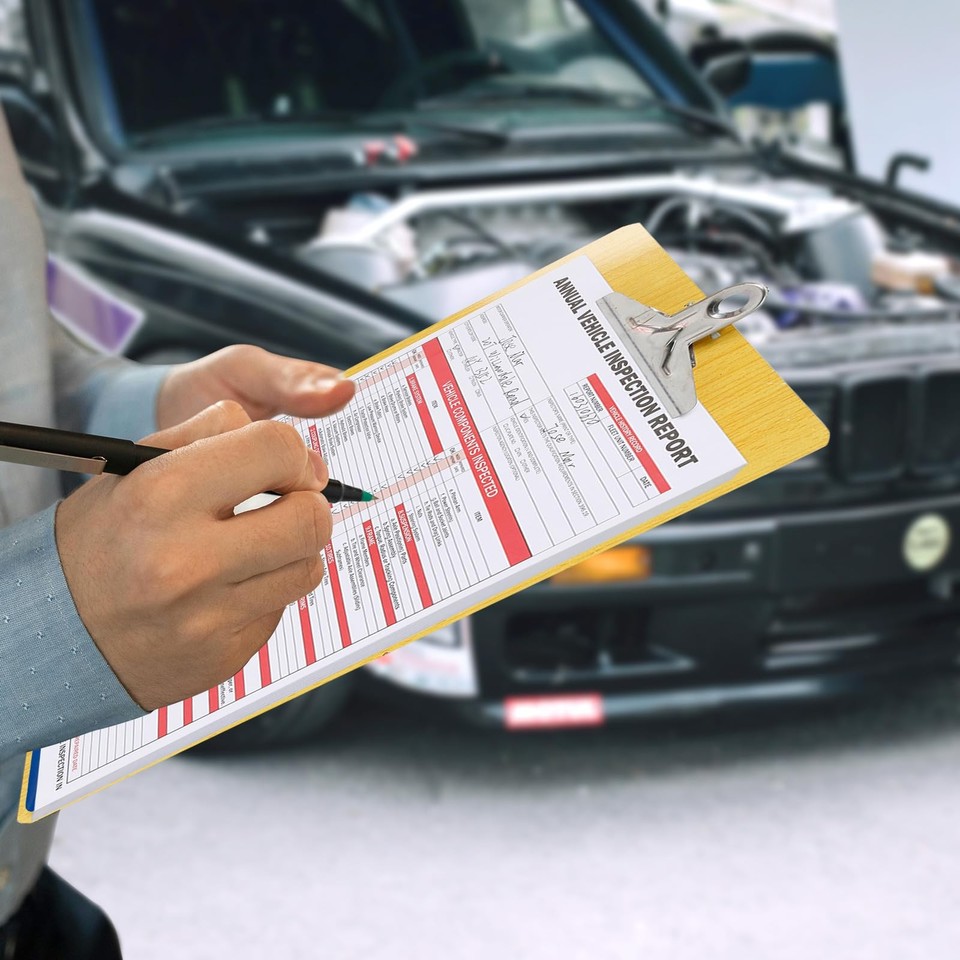 30Pack DOT Annual Inspection Forms and Stickers FMCSA Sheet Aluminum ...