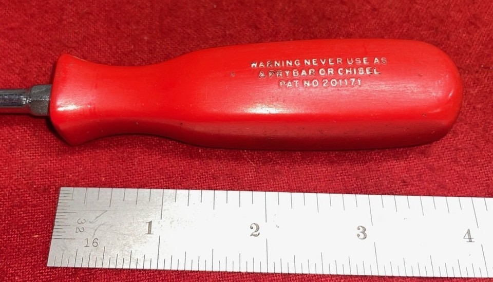Snap-on Tools SSDZ42 #2 Phillips Screwdriver Red Handle Posi Drive USA ...
