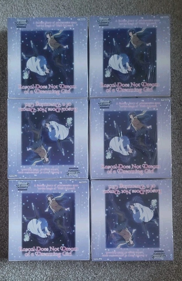 Rascal Does Not Dream Of A Dreaming Girl 1st Ed. Sealed English Booster ...