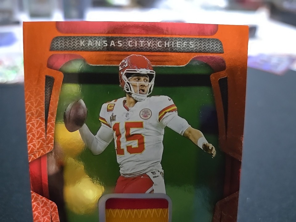 Patrick Mahomes 2025 Panini Certified Orange 11/30 3 Color Patch #MME ...