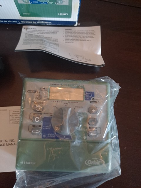 Orbit WaterMaster 6 Station Indoor Sprinkler Timer Model 57196 for sale ...