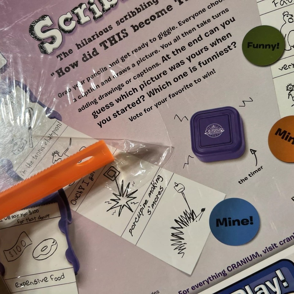 Scribblish a Cranium Game Fun Family Scribbling Game Hasbro 8+ | eBay