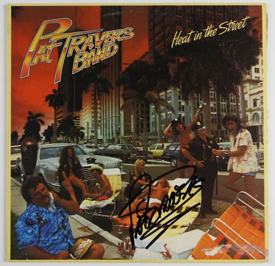 Pat Travers JSA Signed Autograph Record Album Vinyl Heat In The Street ...