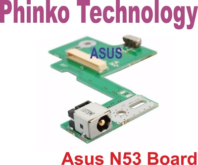 NEW ASUS N53 N53S N53J N53SV N53JF N53SN N53JQ DC Power Jack Board ...
