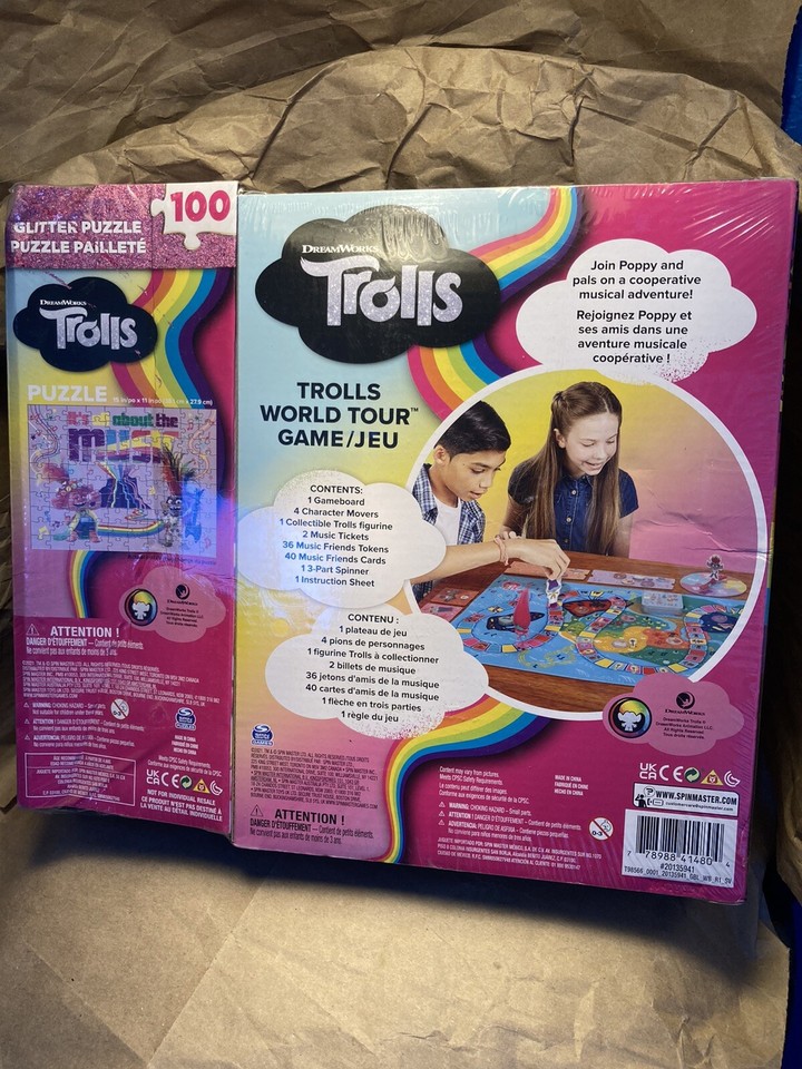 Dreamworks Troll World Tour game and puzzle combo pack | eBay