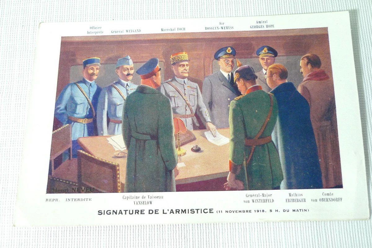 1918 Armistice Signing