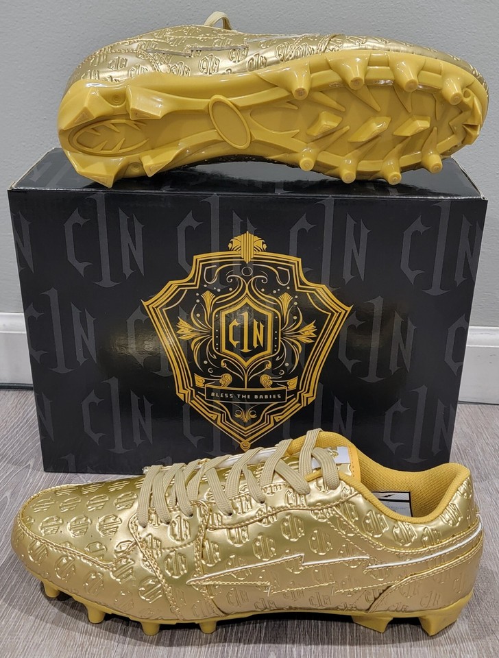 Cam Newton Gold Enzo Exclusive football cleats brand new Size 11 | eBay