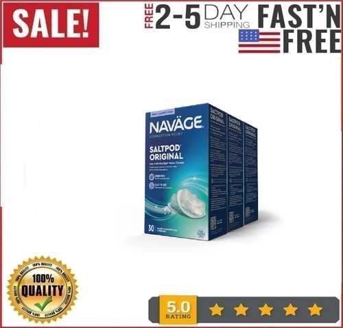 Navage SaltPod Bundle 3 30-Packs (90 SaltPods) - Navage Salt Pod ...