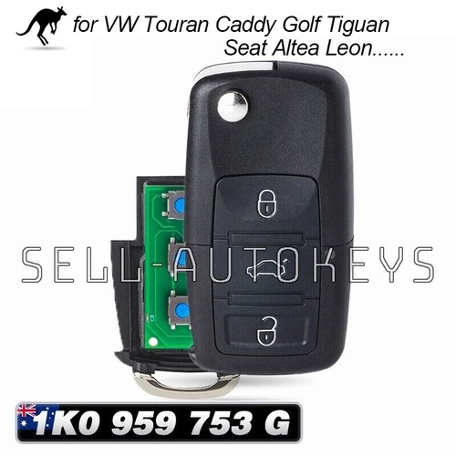 1K0 959 753 G for VW Touran Caddy Golf Tiguan Seat Altea Leon Remote ...