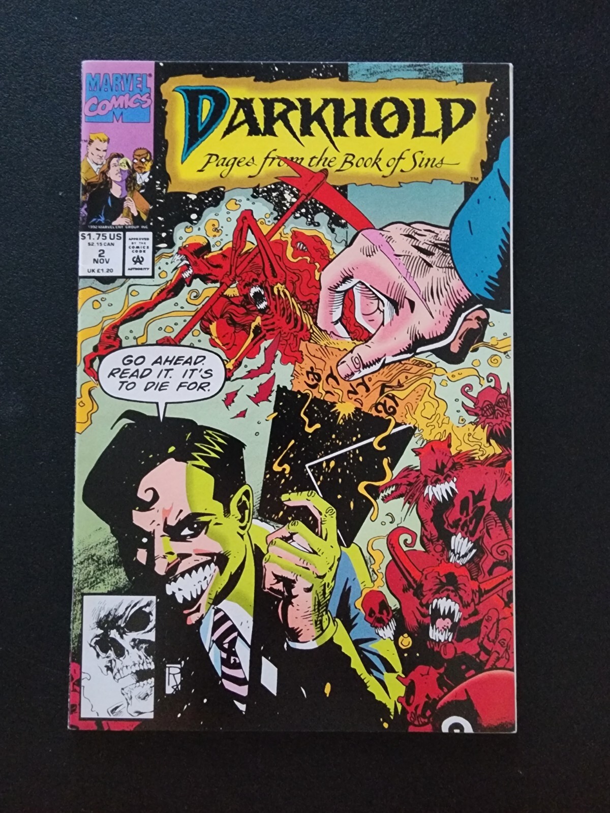 Marvel Comics Darkhold Pages From the Book of Sins #2 November 1992 | eBay