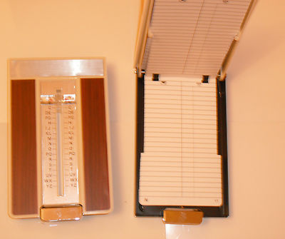RETRO 1970 OLD SCHOOL STYLE TELEPHONE NUMBER DIRECTORY SLIDE FOR PHONE ...