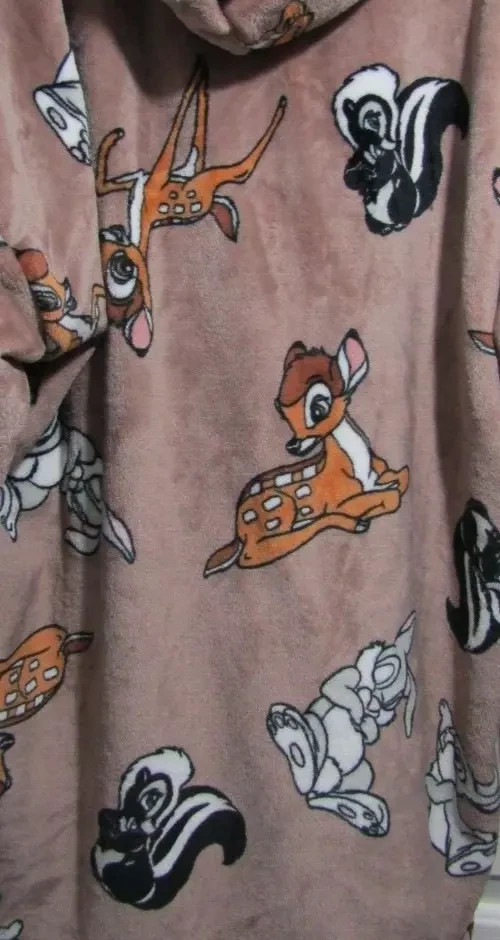 PRIMARK DISNEY BAMBIE THUMPER SNUDDIE COSY FLEECE HOODED BLANKET GOWN ...