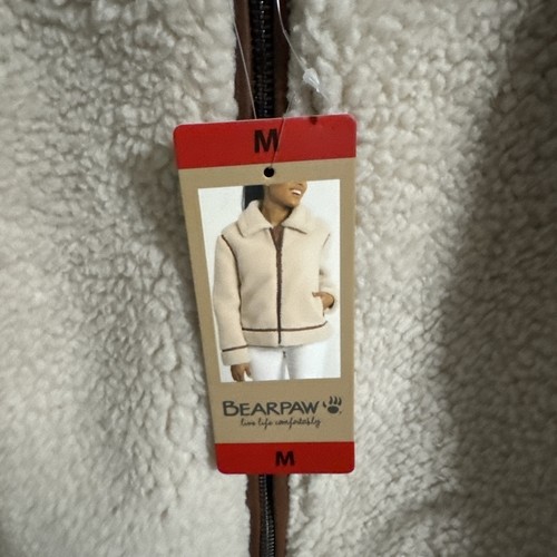 BEARPAW Ladies' Moto Shearling Jacket Size M | eBay