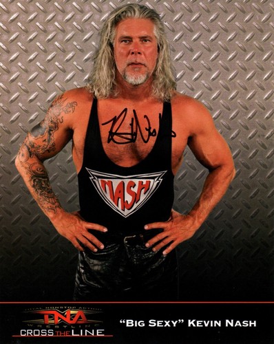 Kevin Nash Signed TNA Impact 8x10 Wrestling Promo Photo WWE Wrestler ...
