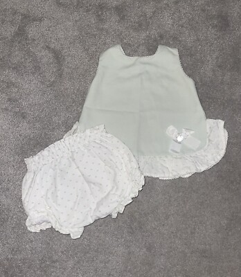 Rochy Girls Spanish Vest And Short Set Mint Green Age 2 Years | eBay UK