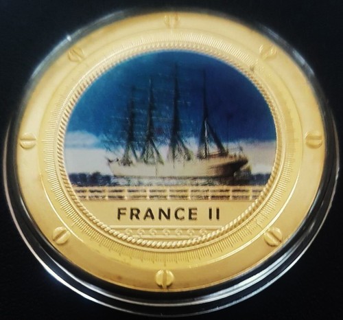 Windsor Mint Famous Ships of the World "France II" Coin 33mm 2019 | eBay
