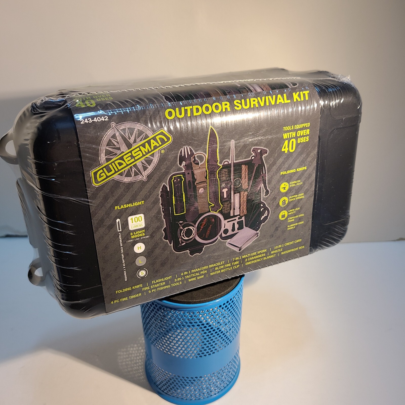 Guidesman Outdoor Survival Kit. Tools Equipped with Over 40 Features ...