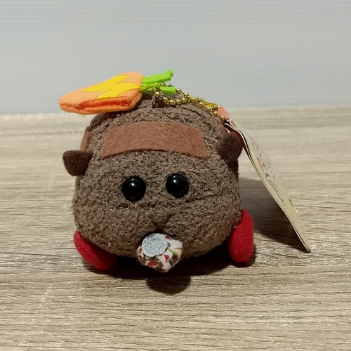 PUI PUI Molcar TEDDY Pull Shake Plush Mascot keychain Japan EIKOH TAG 3 ...