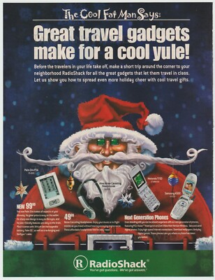 Radio Shack - Christmas & Santa - Rare Vintage Print Ad Advertisement ...