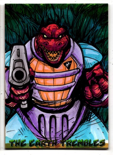 Genghis Rex Dinisaucers artist proof sketch card original art by Marco ...