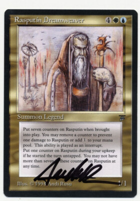 MTG Artist Proof Rasputin Dreamweaver Legends Magic The Gathering AP | eBay