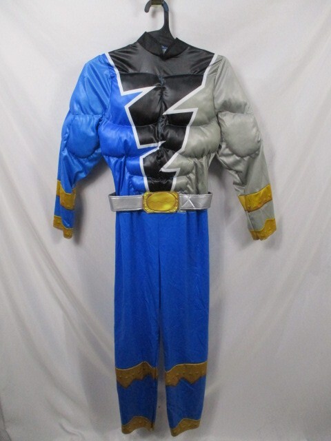 Blue Power Ranger Costume Boys Large 10-12 Dino Fury … - Gem