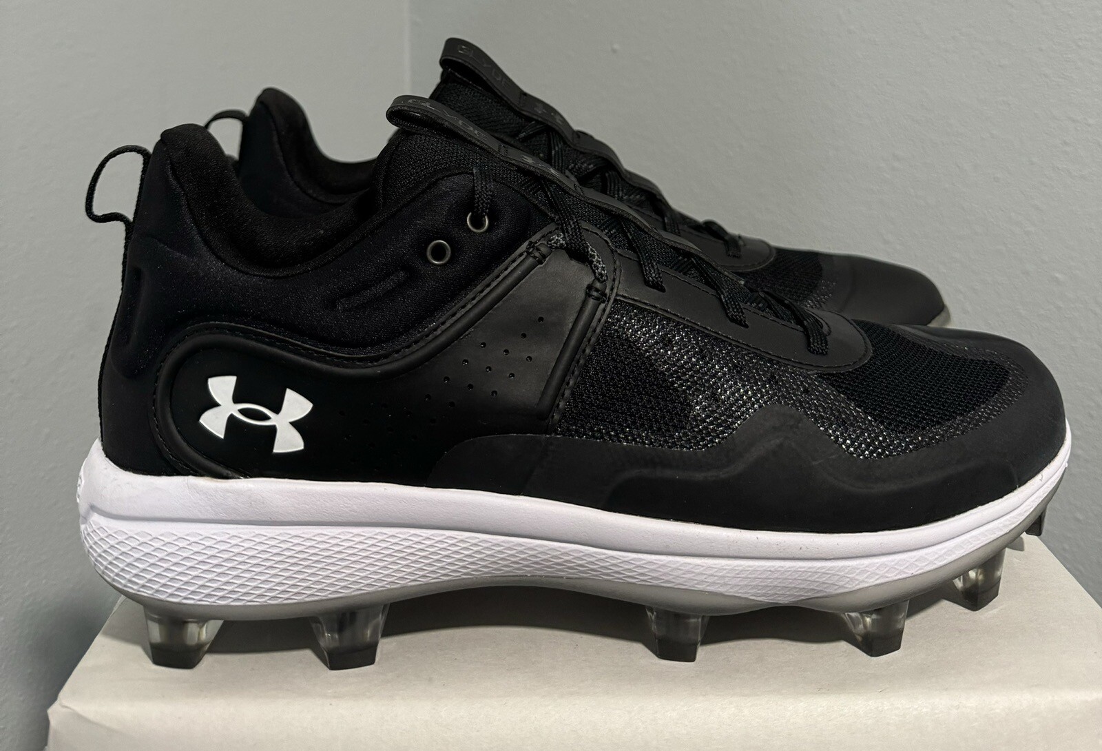 NEW Under Armour GLYDE MT TPU Softball Cleats Black 3024329-001 Womens ...