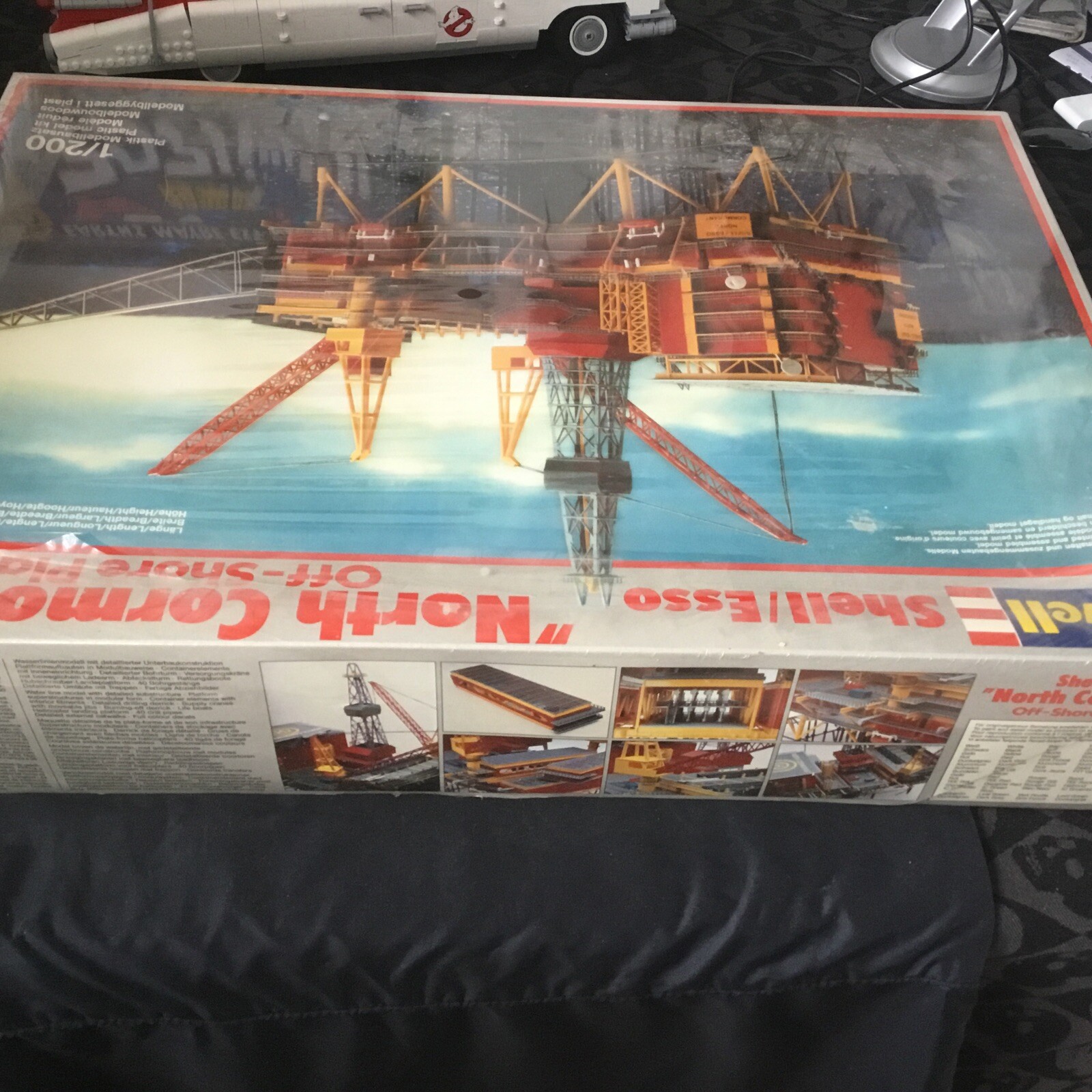 REVELL SHELL NORTH CORMORANT OFFSHORE RIG VINTAGE MODEL KIT #8809 NIB ...