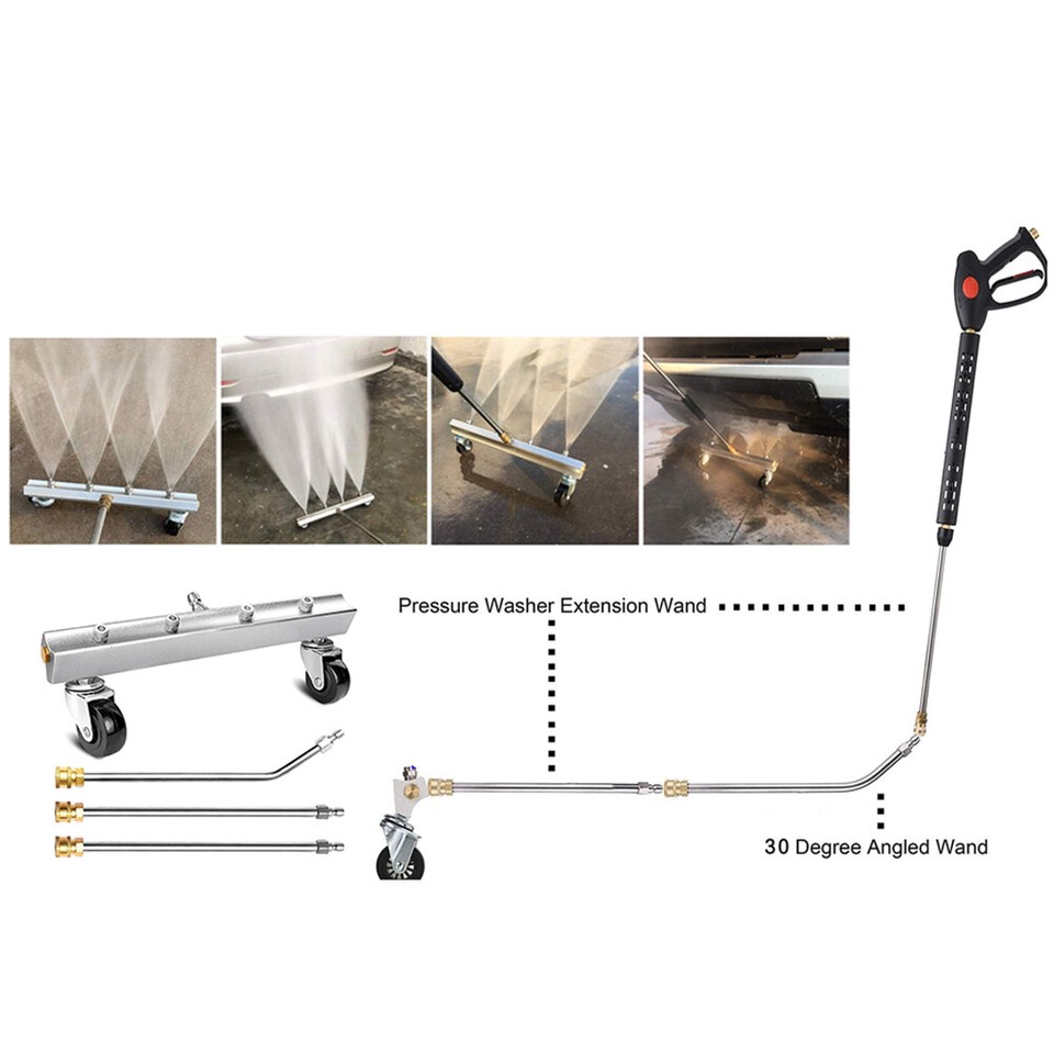 Under Car Pressure Washer Undercarriage Cleaner Underbody Wash Broom ...
