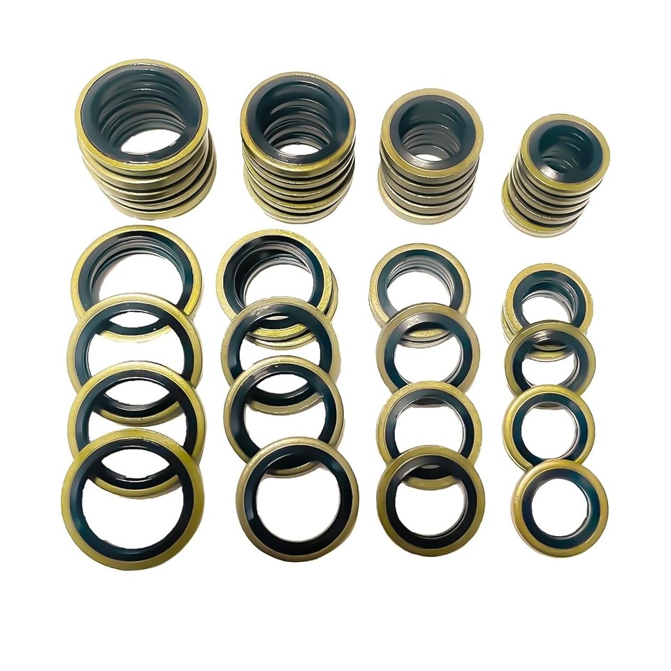 8mm,10mm,12mm,14 mm Qty 10 each Banjo Bolt Fuel Sealing Washers For ...