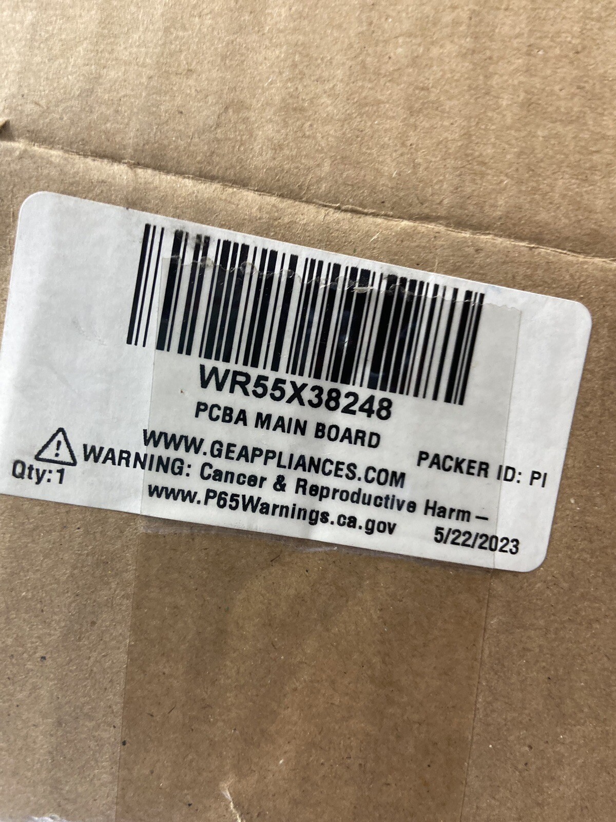 GE Genuine Replacement Electronic Control Board (WR55X38248) for sale ...