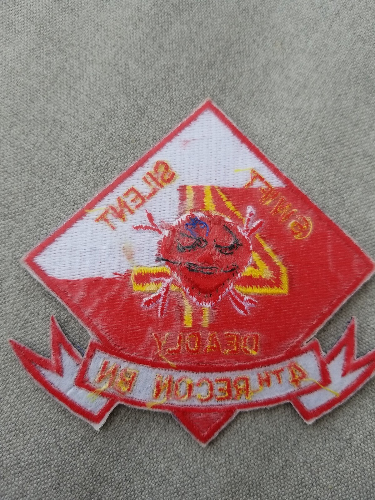 USMC Swift Silent Deadly 4th RECON Battalion Marines Military Patch | eBay