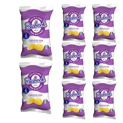 Seabrook Canadian Ham Crisps Multipacks *48 Packs* 8 x (6 x 25g) | eBay UK