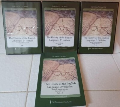 THE GREAT COURSES - HISTORY OF THE ENGLISH LANGUAGE 2nd ED ALL DISCS ...