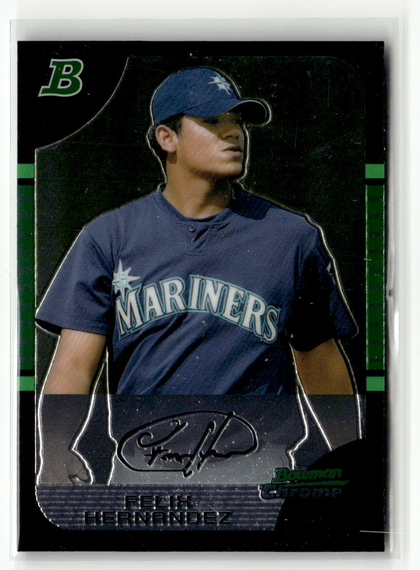 2005 Bowman Chrome #150 Felix Hernandez Rookie | eBay