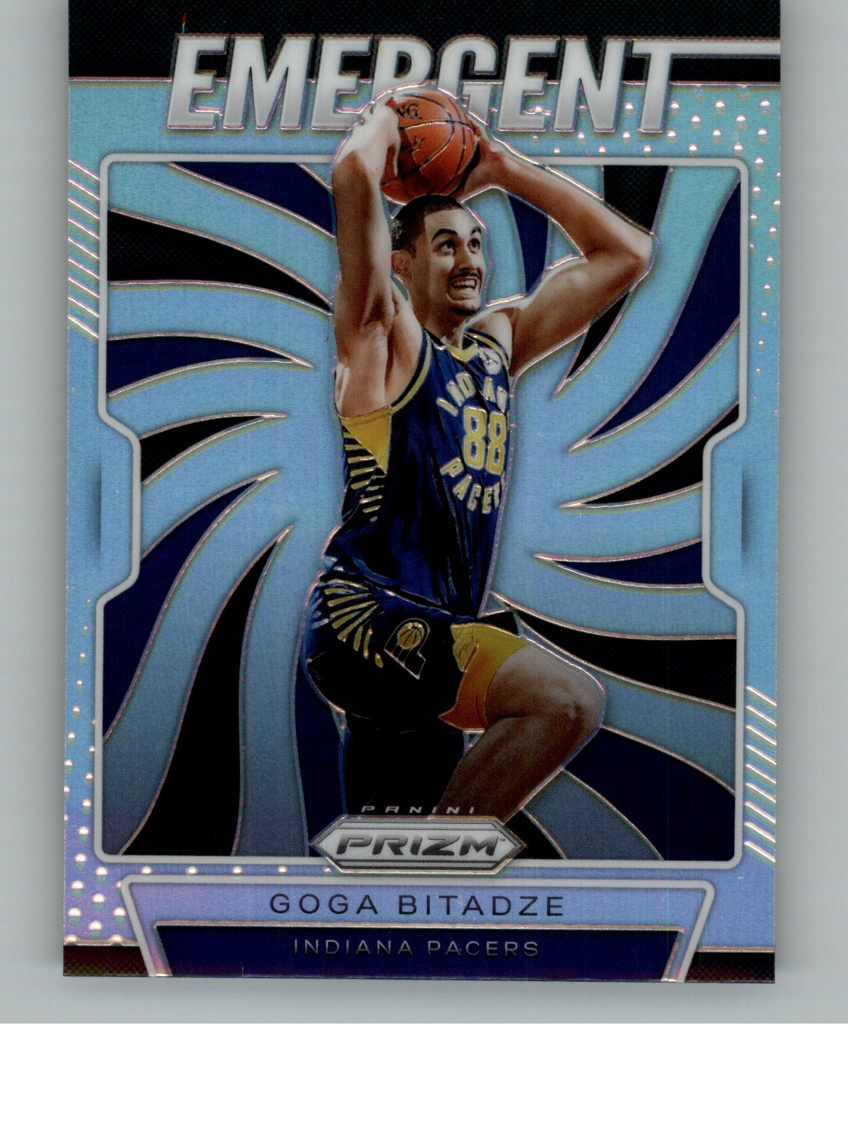 2019-20 Panini Prizm Goga Bitadze 26 Indiana Pacers Emergent Silver | eBay