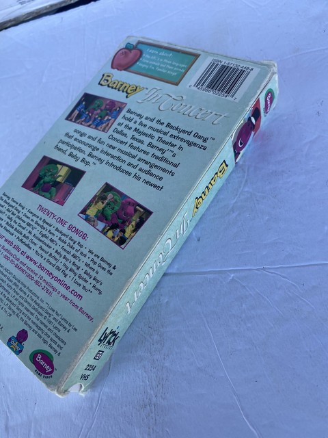 Barney - Barney in Concert (VHS, 2000, Classic Collection) for sale ...