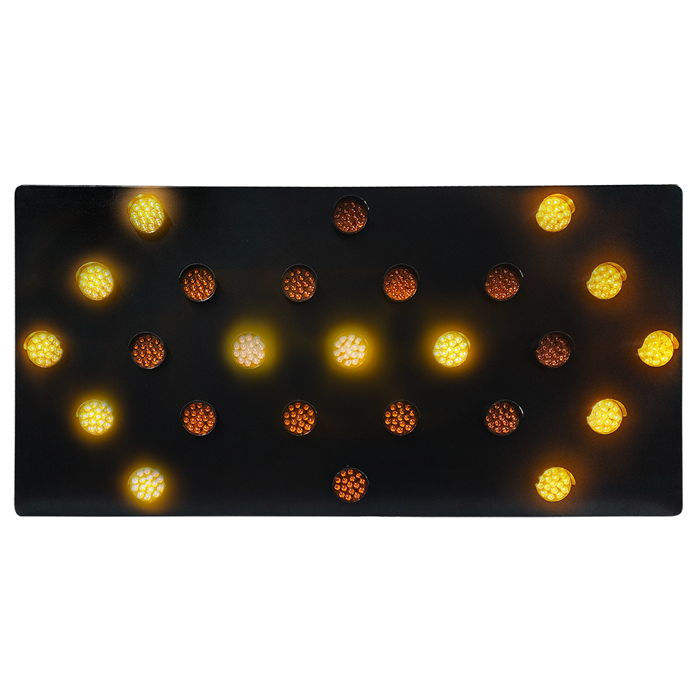 VOLTEX 60" L X 30" H X 3" D LED LIGHT DOT TRAFFIC ARROW BOARD BAR ...