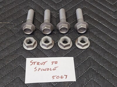 87-93 Ford Fox Body Mustang Strut to Spindle Bolts Nuts Hardware 1987 ...
