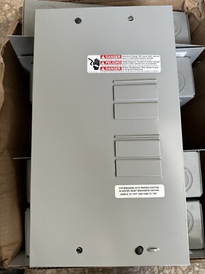 NEW Siemens E0408ML1125F 125 amp 120-240 V, 4 Space 8 Circuit Breaker ...